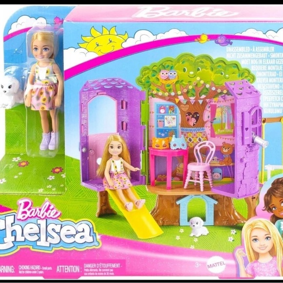 Barbie | Toys | Barbie Chelsea Tree House Play Set Accessories Hpl7 ...
